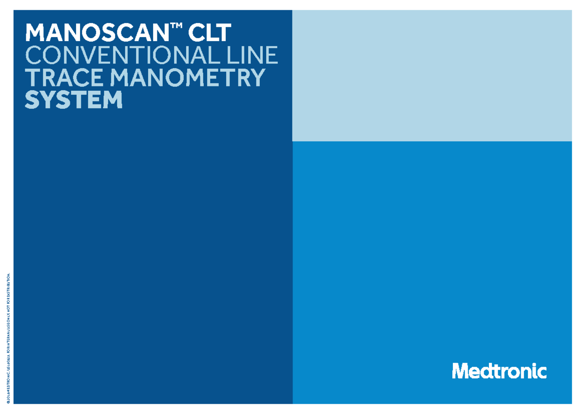 Catalogo Manoscan CLT Equipo Manometria Convencional 16 canales ...