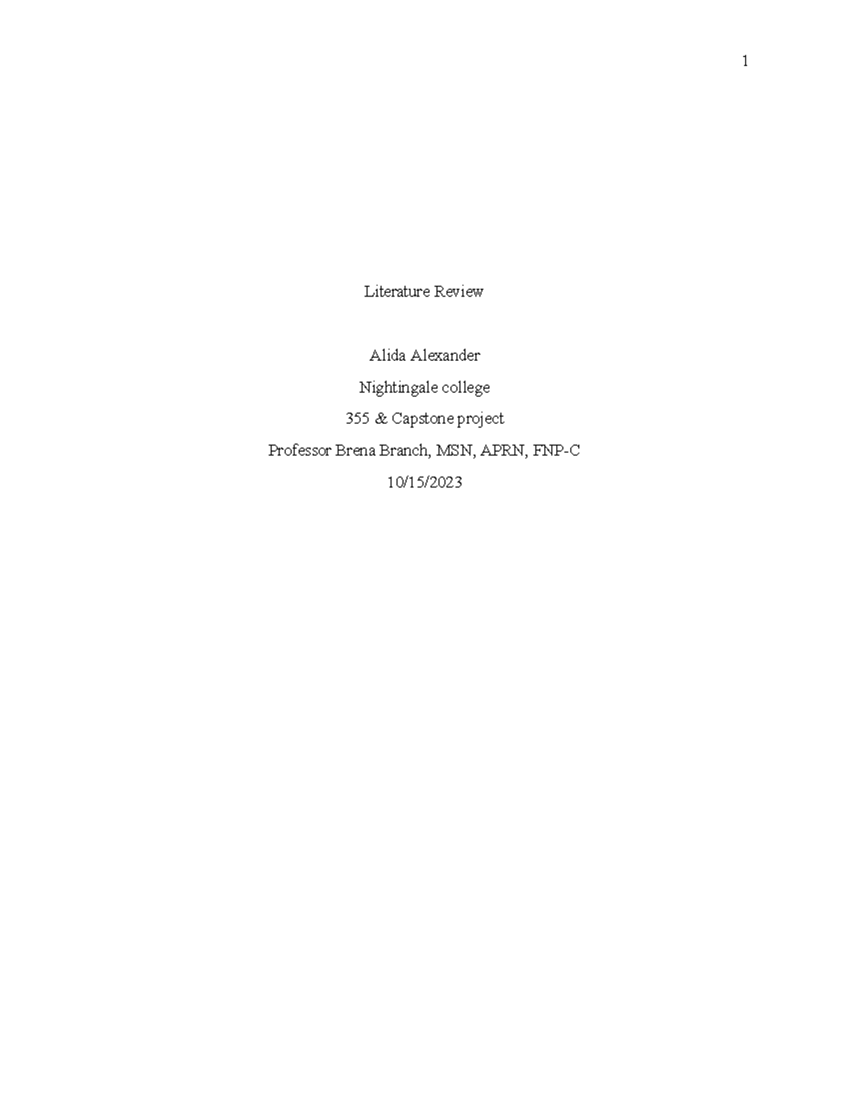 355.Literature Review Template 7th Edition Updated - Literature Review ...