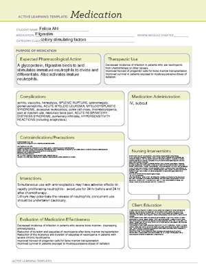 Furosemide (Lasix) - Pharmacology drug card - ACTIVE LEARNING TEMPLATES ...