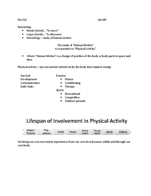 Lab 3 Report - Kin 121 Lab 3 Intro Cardiovascular training is a method ...