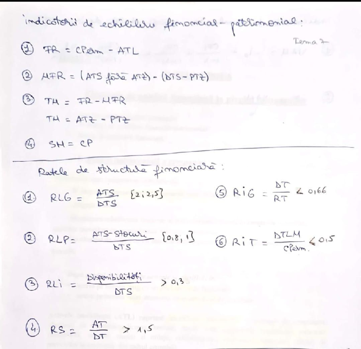 Formule contabilitate - Contabilitate Accounting - Studocu