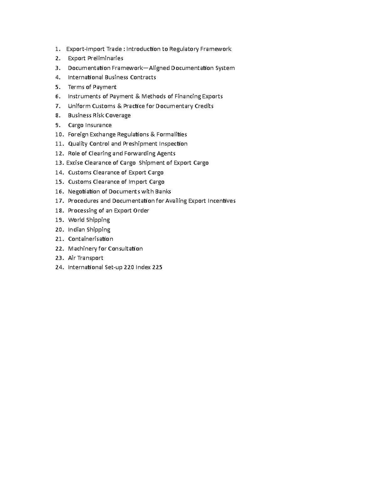 Export and import documentation procedure - Export-Import Trade ...