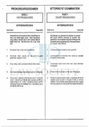 P1 Memo March 2021- Court Procedure - LAW SOCIETY OF SOUTH AFRICA ...