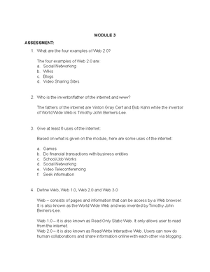 Ict - assignment 1 - What is the relevance of ICT in your chosen course ...