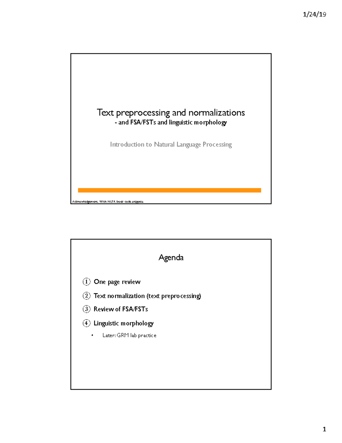 (3) Text Preprocessing and Normalizations - Text preprocessing and ...