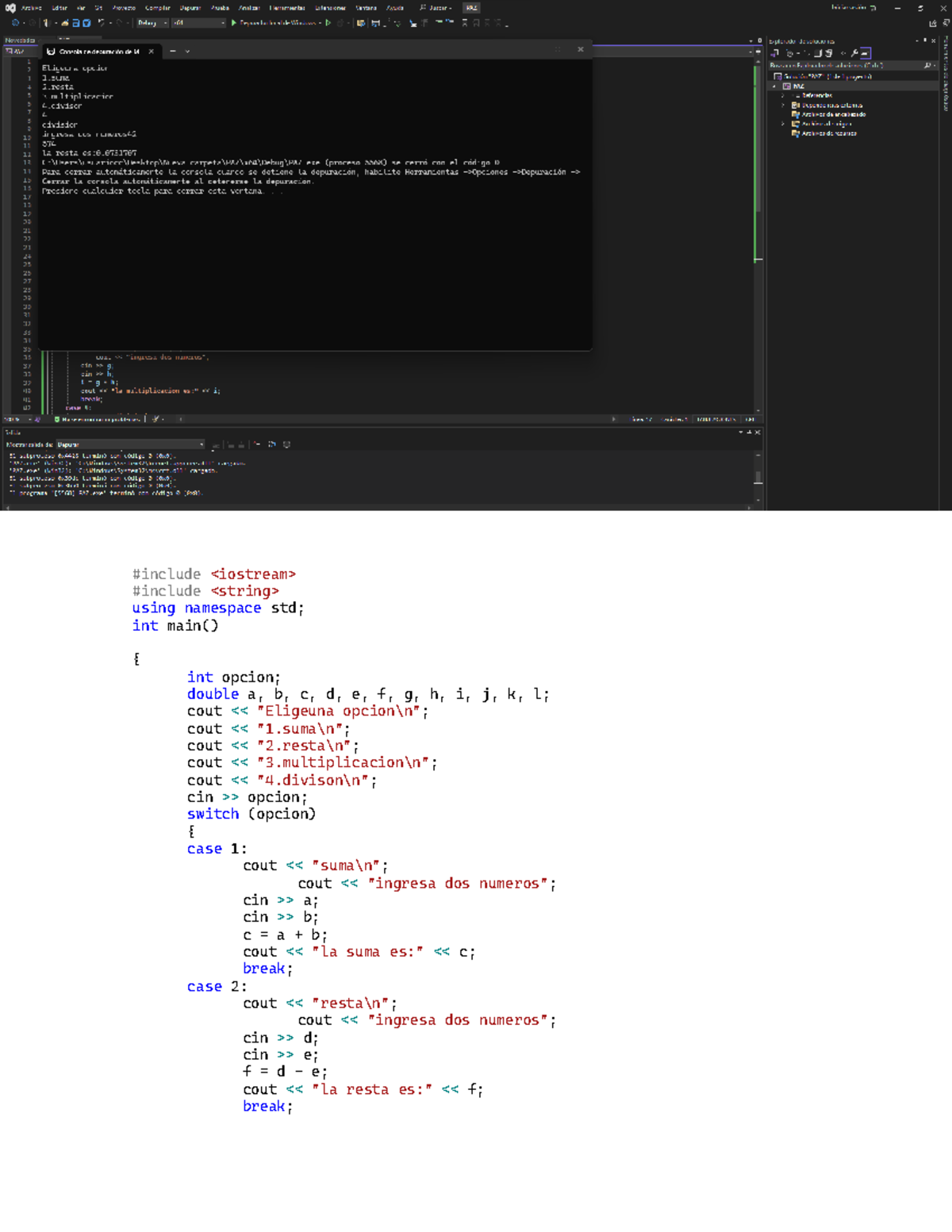 Log y est - es un muy buen proyecto - #include #include using - Studocu