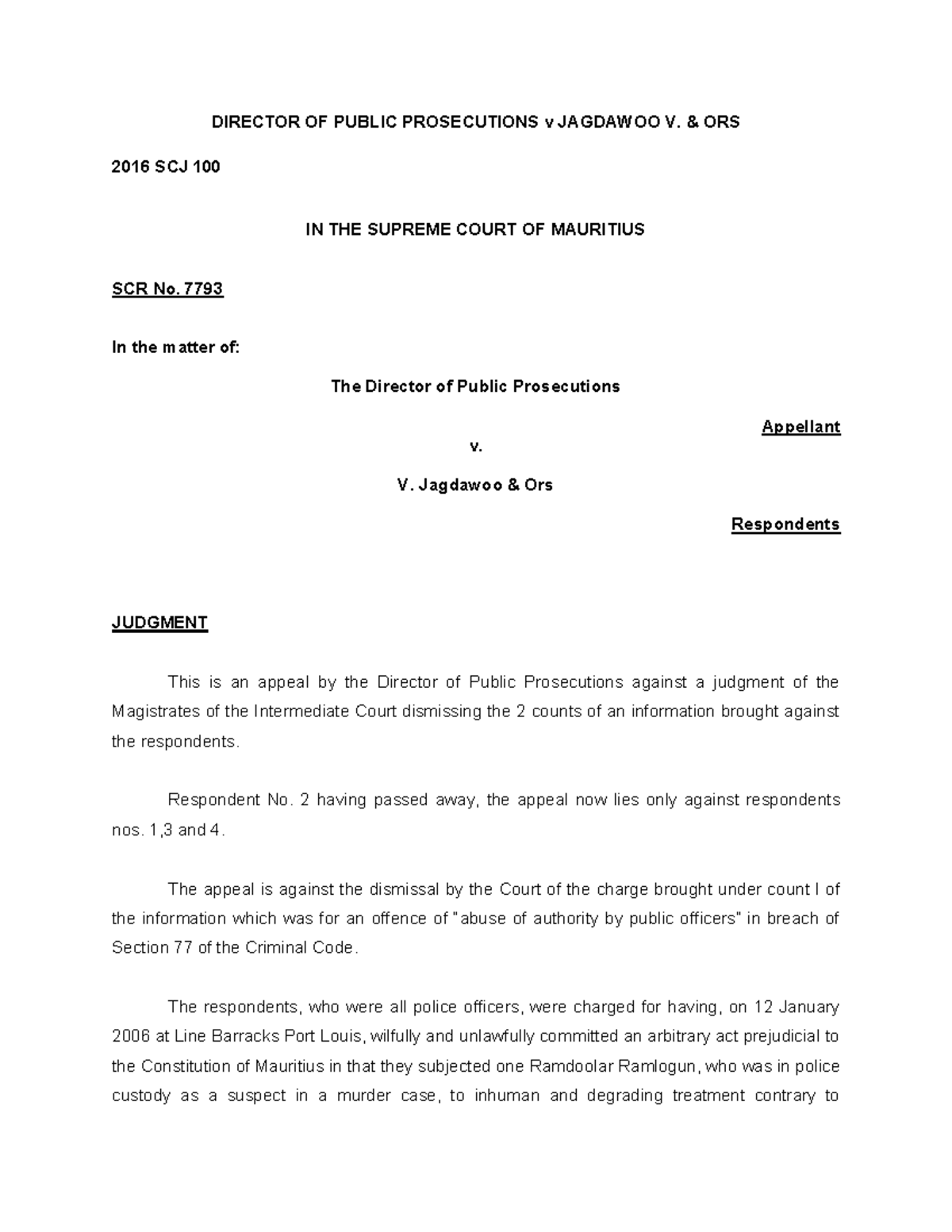Director-public-prosecutions-v-jagdawoo-v-and-ors-2016-scj-1002016 ...