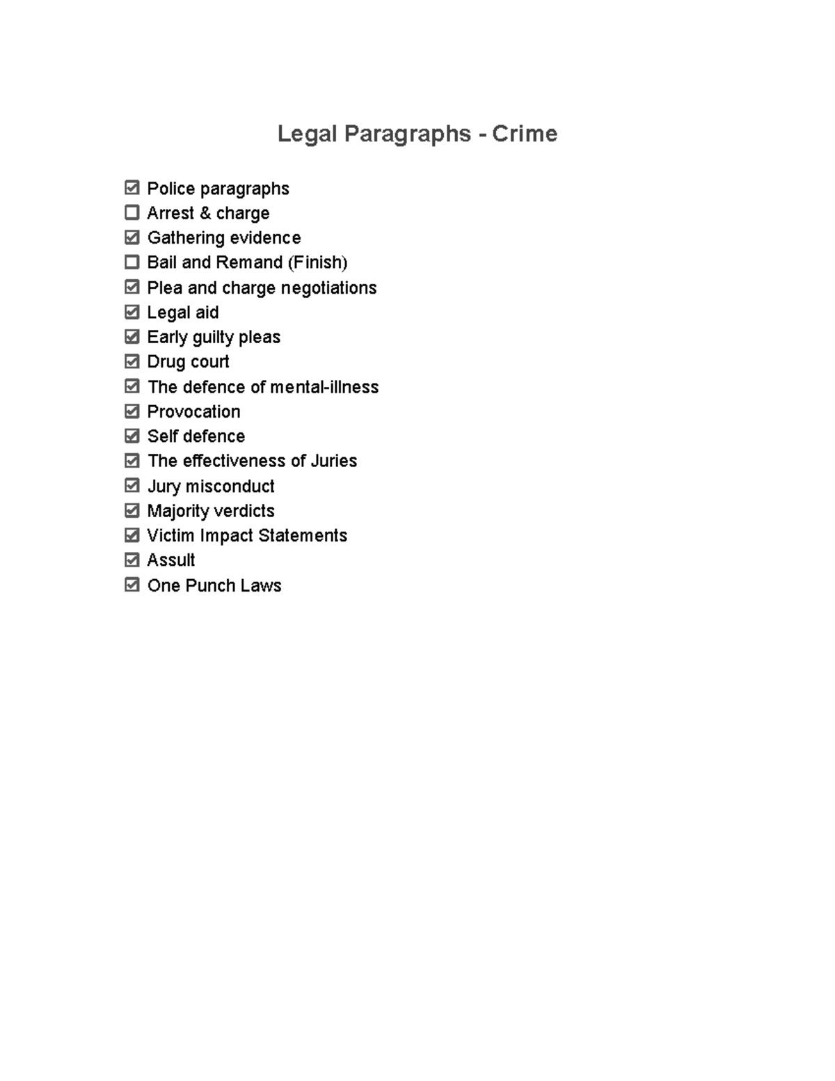 Crime Paragraphs Essays - Legal Paragraphs - Crime Police paragraphs ...