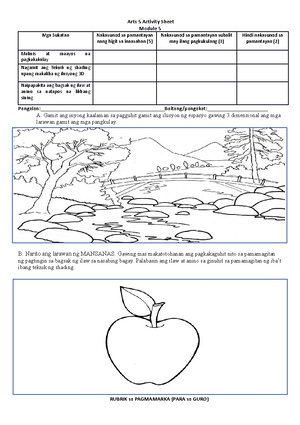 Arts 5 Quarter 3 week 5 & 6 - MAPEH 5 ARTS QUARTER 3 WEEK 5 & 6 ...