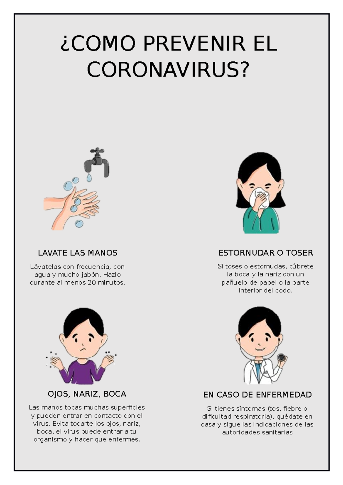 Cta 1 - mjjjjjjjjjjjjjjjjjjjjjjjjjjjjjjjjjjjjjjjjjjjj - EN CASO DE ENFERMEDAD Si tienes síntomas ...