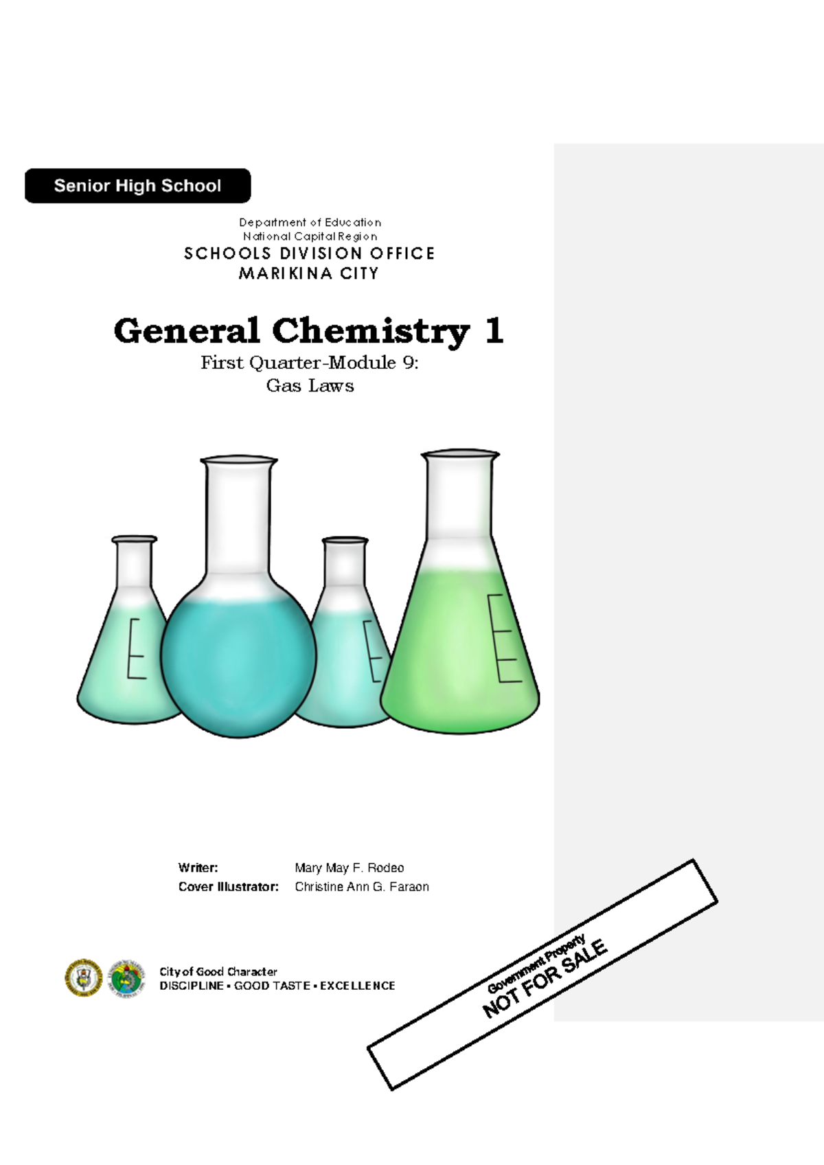 Ilide module chemistry 1 - ####### City of Good Character ...