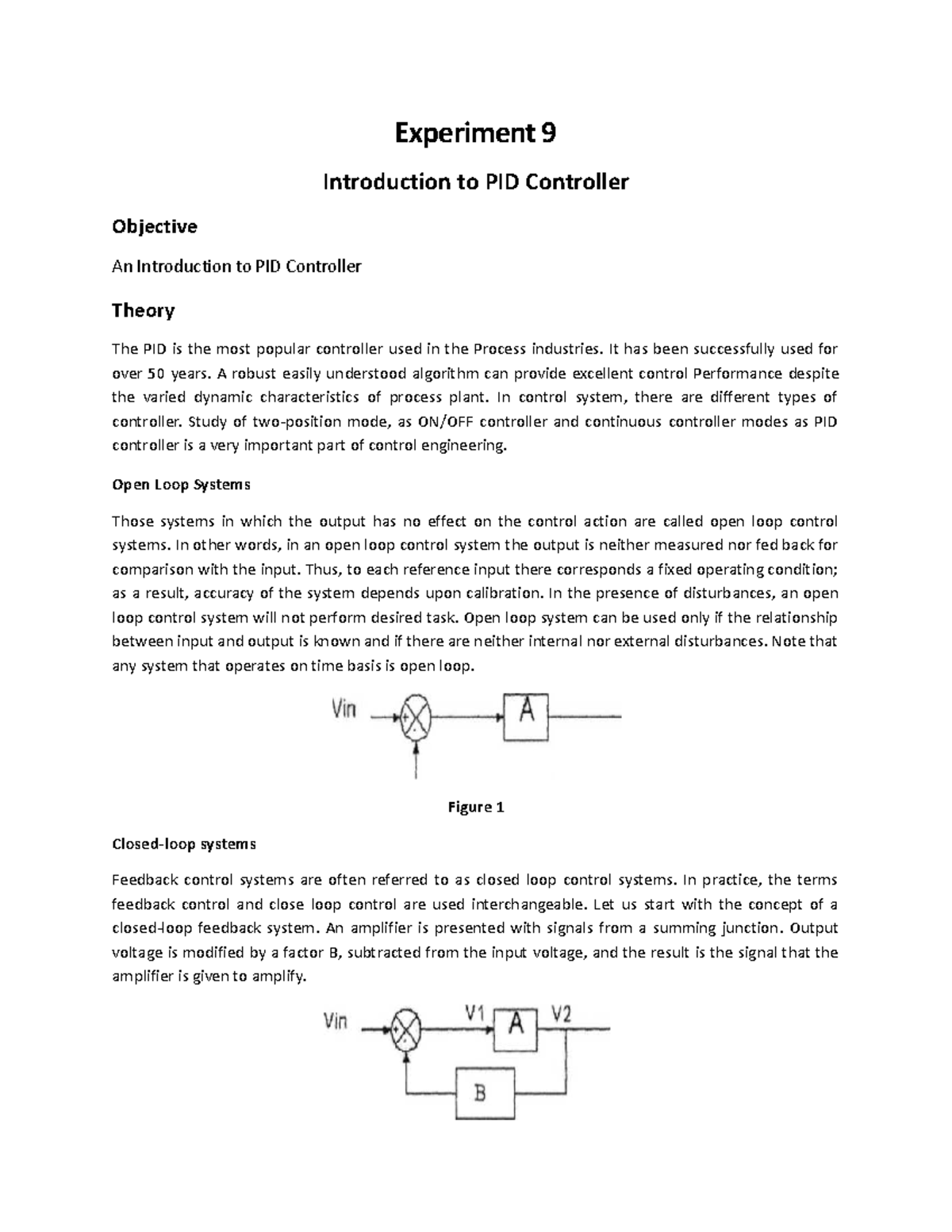Experiment 9 - It has been successfully used for over 50 years. A ...