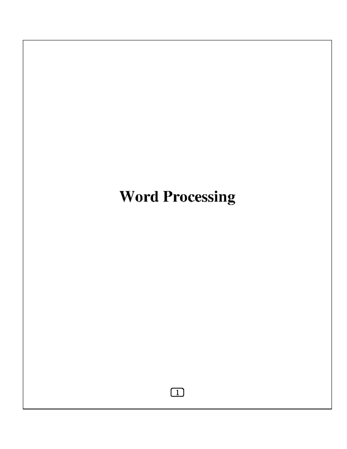 Msword - It may help - Word Processing 1 SETTING UP YOUR WORD ...