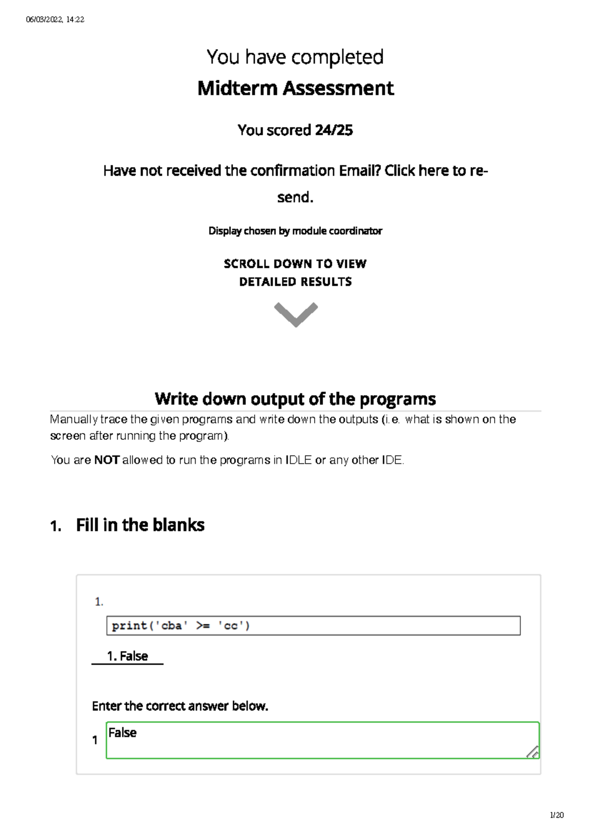 Mid Terms - Mock practice papers for CS1010E in NUS - - Studocu
