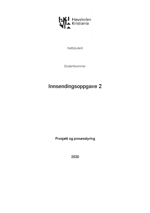 [Solved] hvordan skal jeg skrive en sluttrapporttil en prosjektoppgave - Prosjektledelse ...