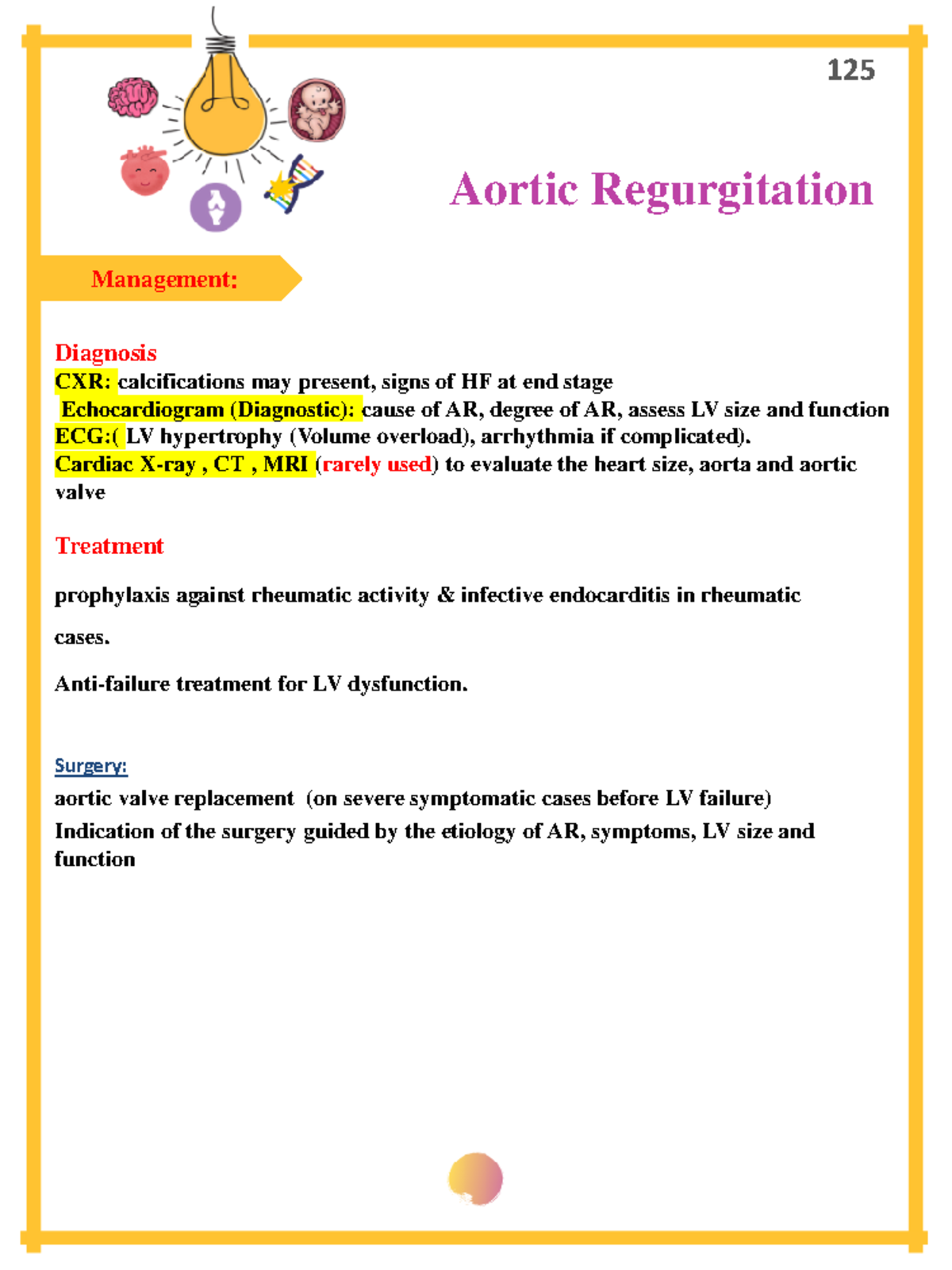 Cardiology-32 - Cardiology - Management: Diagnosis CXR: calcifications ...