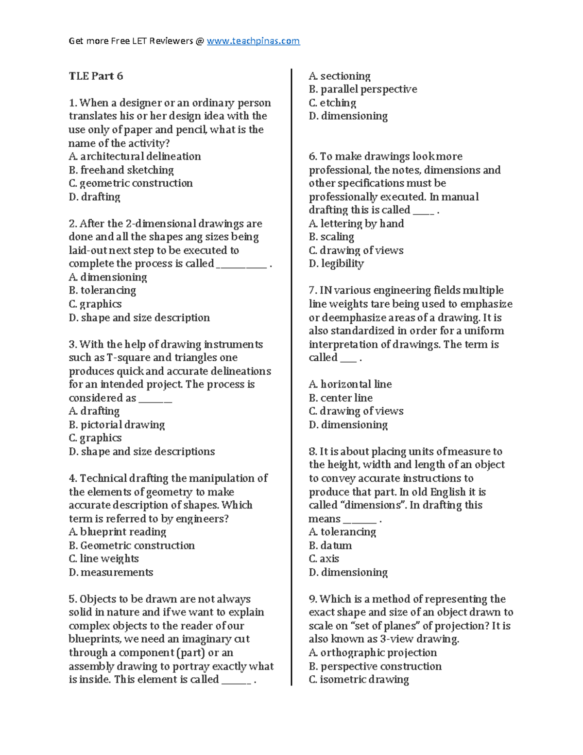 Part 6 Technology and Livelihood Education www - TLE Part 6 When a ...