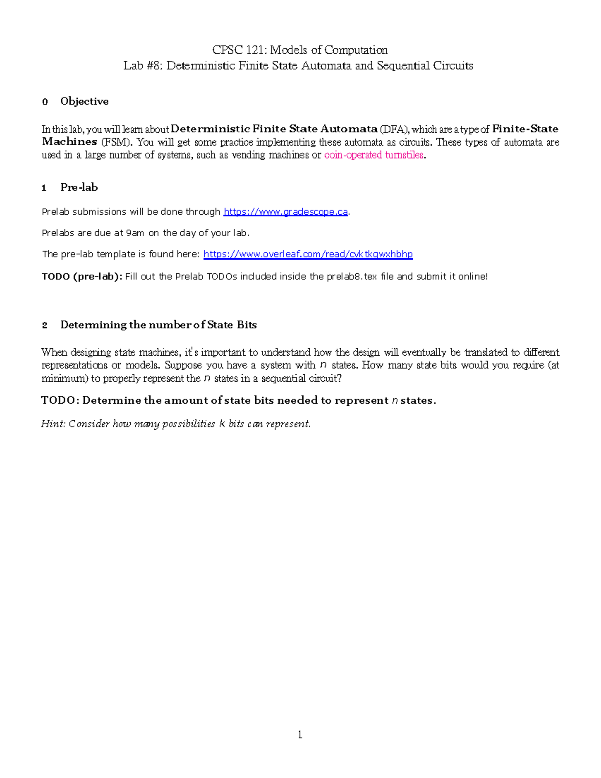 Lab8Online Lab9 Dinite automata sequential circulation - CPSC 121: Models of Computation Lab #8 ...