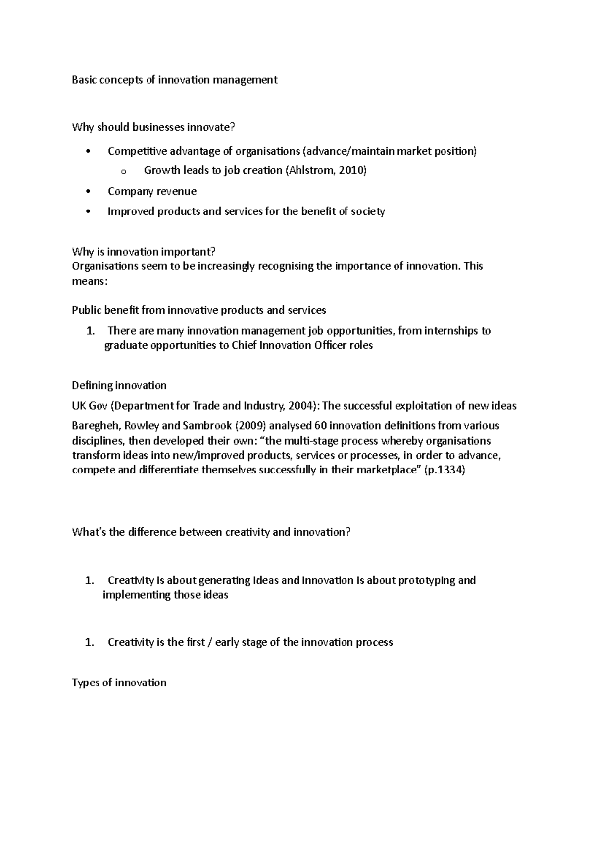 Basic concepts of innovation management - This means: Public benefit ...