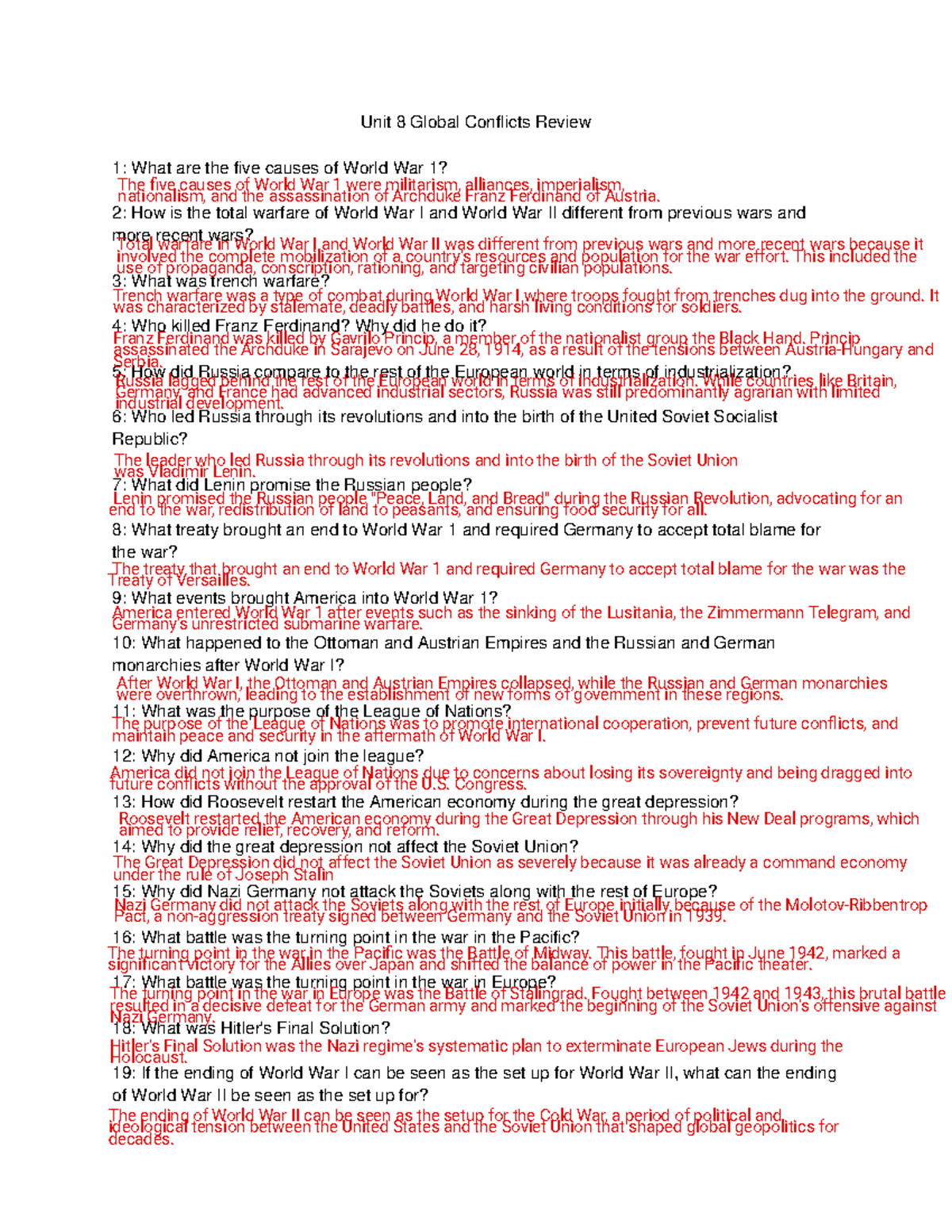 Kami Export - Unit 8 Global Conflicts Review - Unit 8 Global Conflicts ...