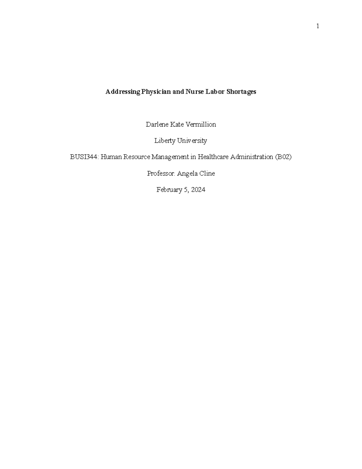 Research Project Outline and References Assignment - Addressing ...