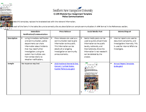 CJ 315 Module Two Practice Activity Template - CJ 315 Module Two ...