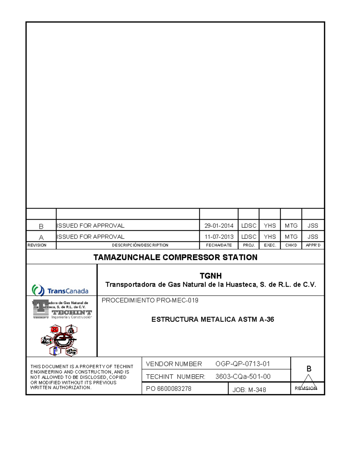 PRO-MEC-019 Aplicacion DE Proftecion Anticorrosiva - B ISSUED FOR ...