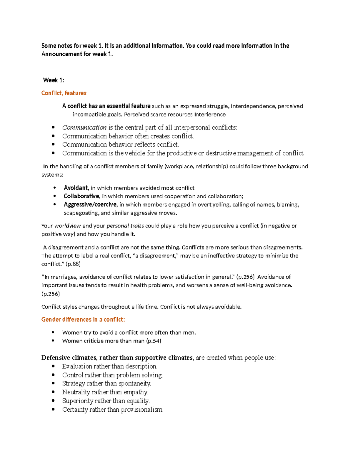 Additional Notes week 1 - Some notes for week 1. It is an additional ...