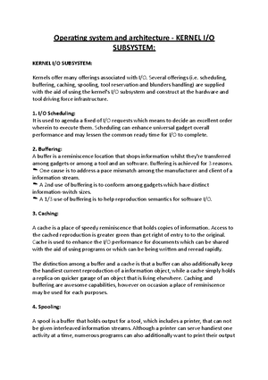 Introduction to Operating system - Recovery from Deadlock - One way is to notify the operator ...