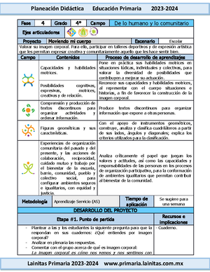 Programa Sintetico Fase 3 - PROGRAMA DE ESTUDIO PARA LA EDUCACIÓN ...