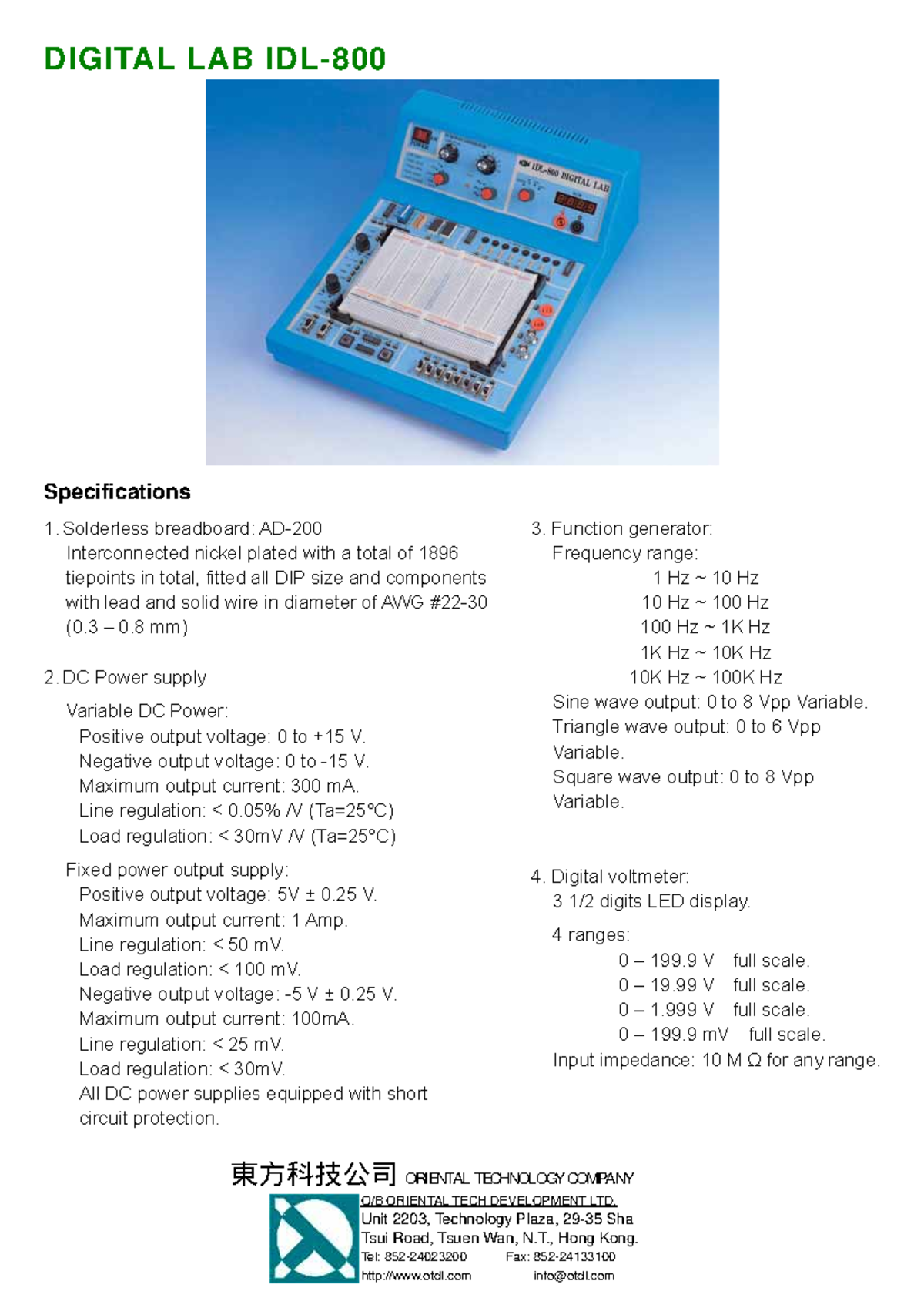 Digital-lab idl 800 - Instruções para complementar as aulas praticas de ...