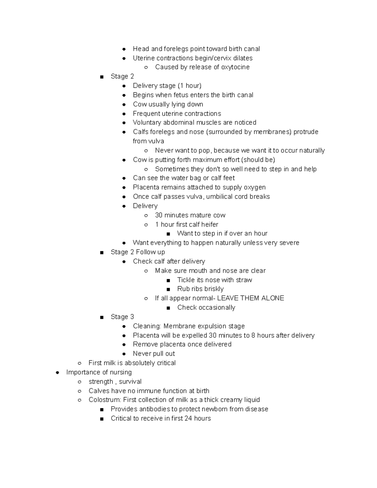 ASCI-221 41-50 - Lecture notes for Intro to Beef Production ASCI 221 ...