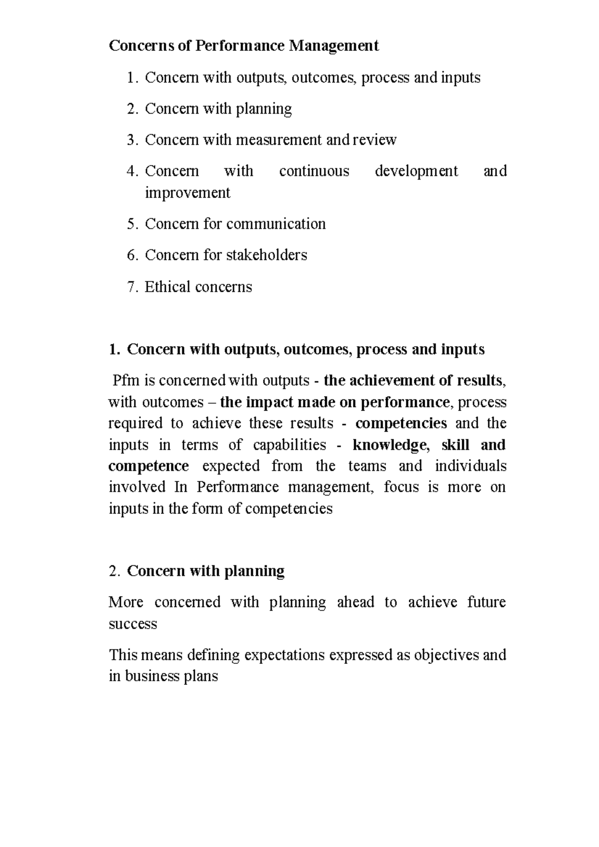 Concerns of Performance Management - Concerns of Performance Management ...