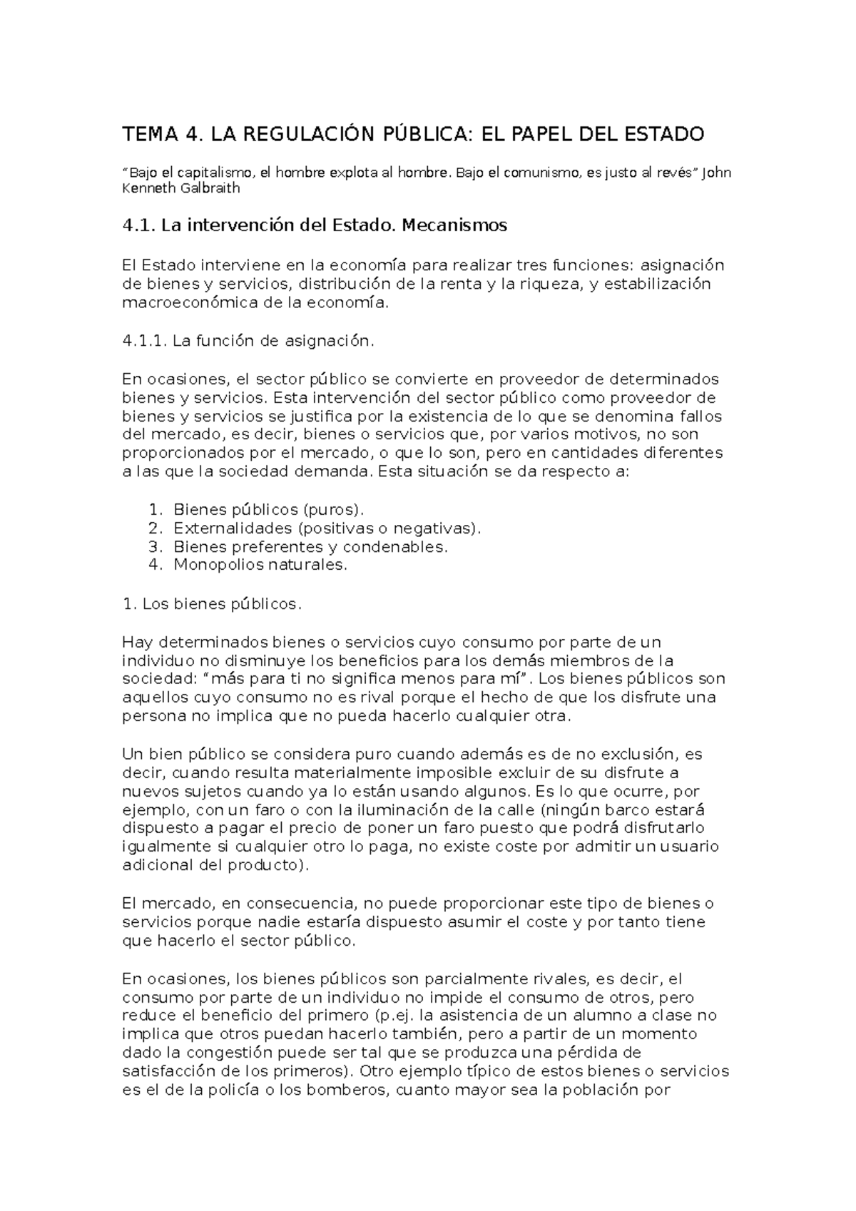 Maria Isabel Oliver Belmonte Introducción Economía - Apunts 4 - TEMA 4 ...