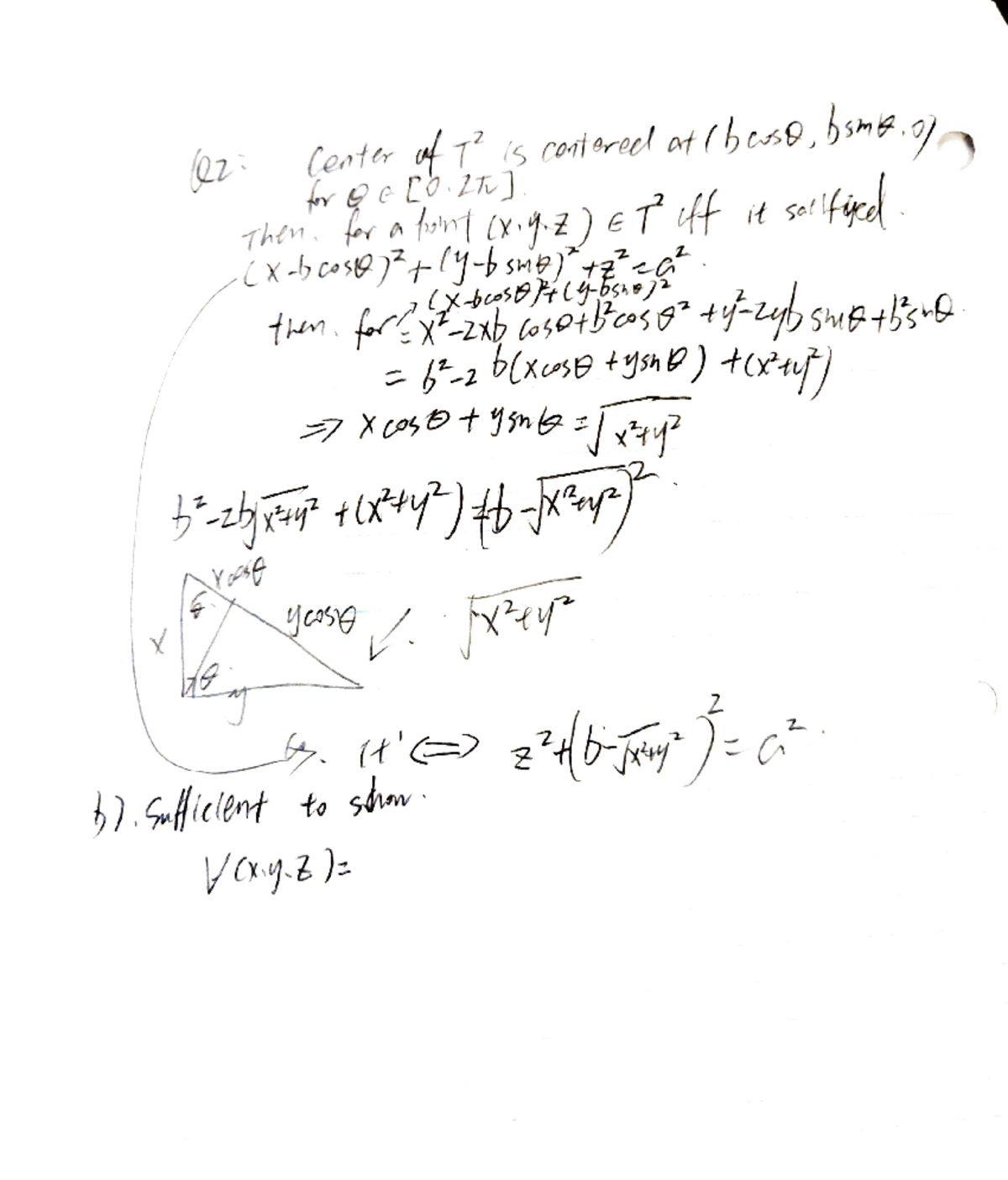 222 April 13 2024 - LEC - MATH - (x-bcos)+ly-ts)gea yjesg 3).Gflent to ...