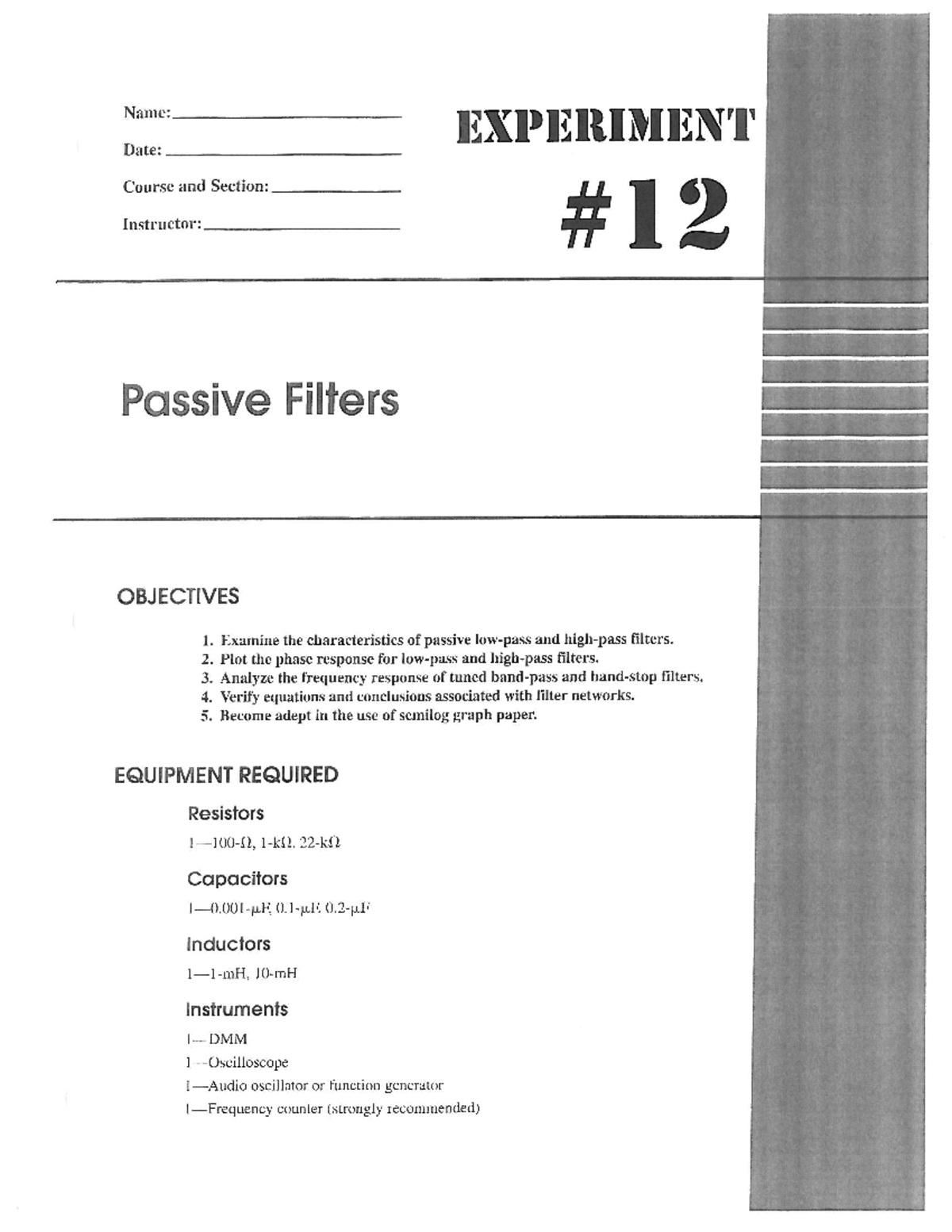 12.Passive Filters - kok lp min - CET 3525 - Studocu