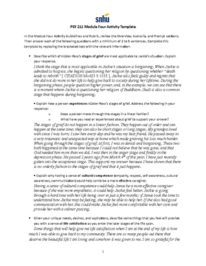 PSY108 Project One - Assignment - Project One: Position Paper Alexis ...