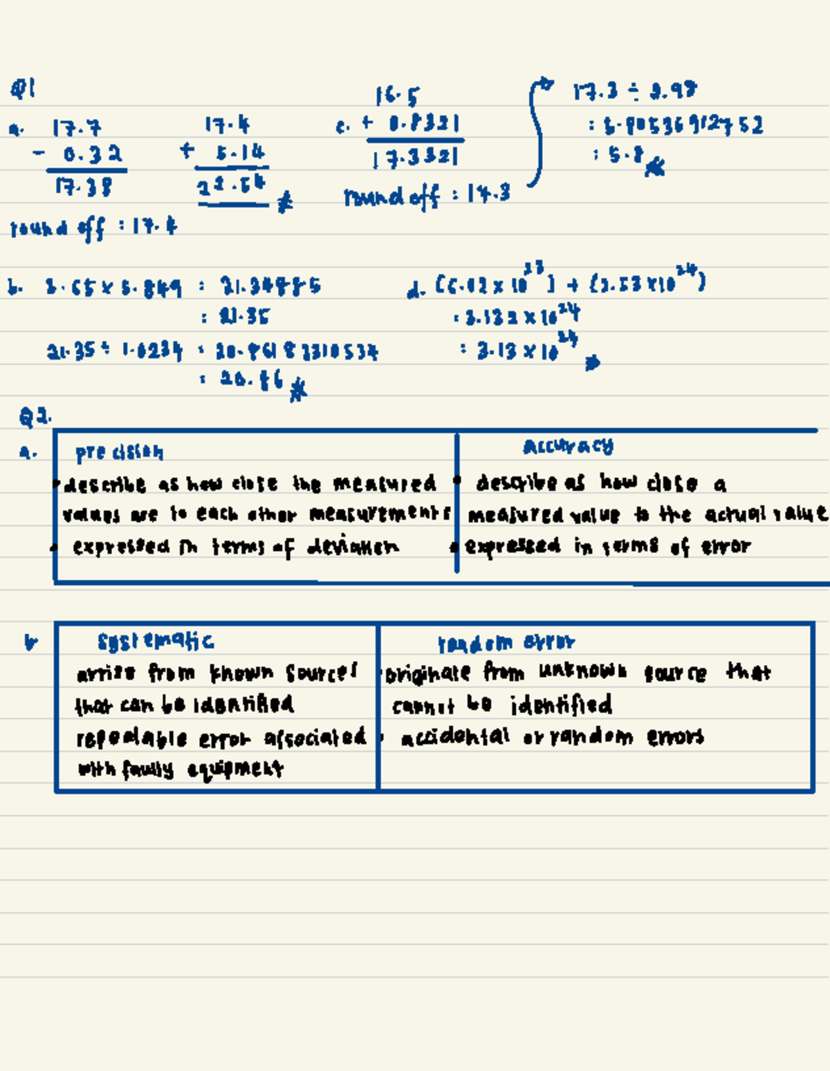 Tutorial 2 - answer - ####### QI 16. 5 17. 3 = 2. 98 7 17. 4 c . + 0. 8321 ↑ ####### : 5. 805369 ...