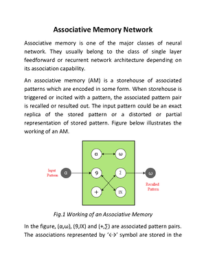 Neural Network 1 - Artificial Neural Networks - Studocu
