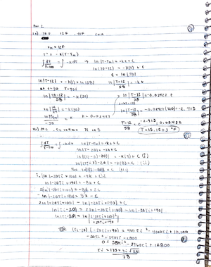 Homework 5 solutions - 261 Math 2501 Homework Collected Homework Number ...
