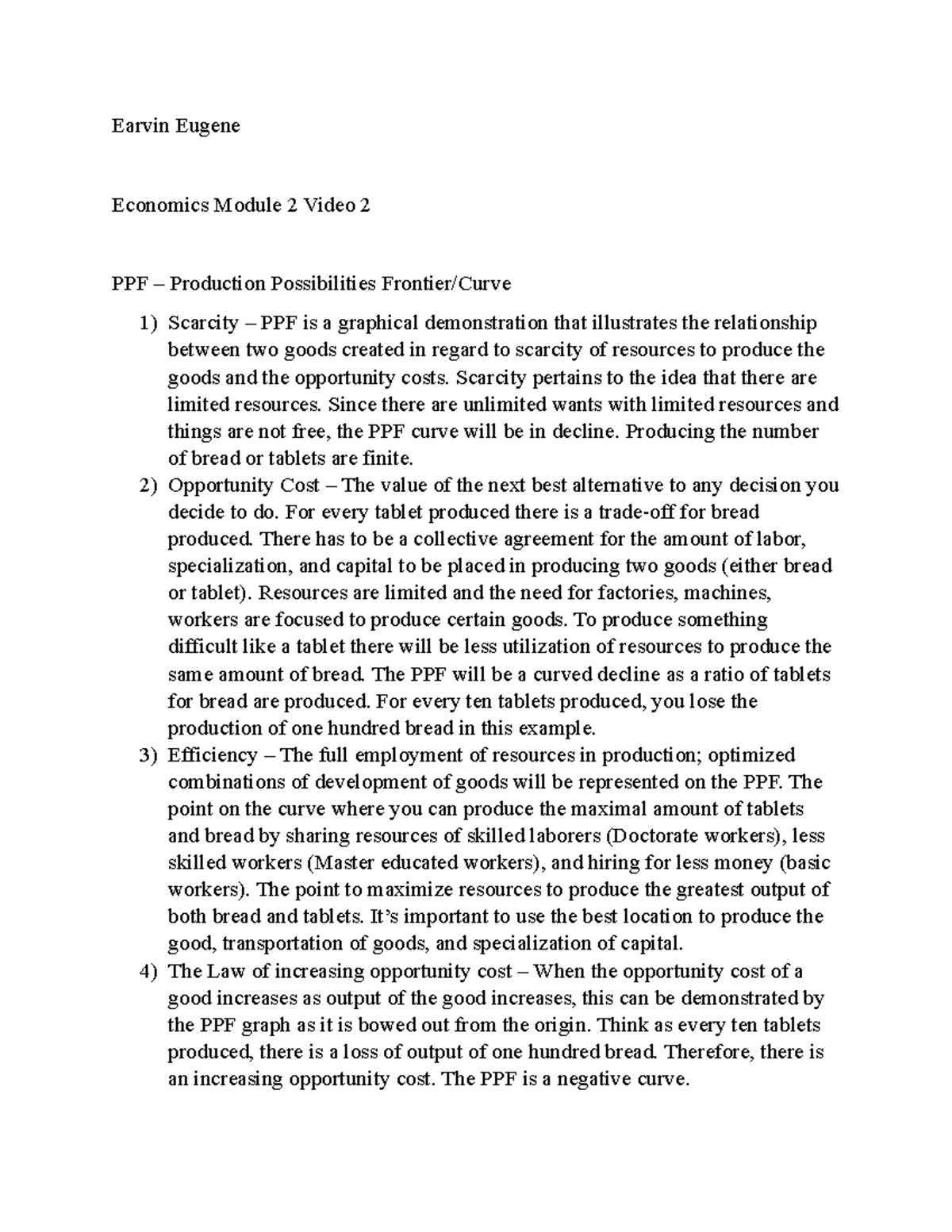 Economics module 2 video 2 - earvin eugene - Earvin Eugene Economics ...