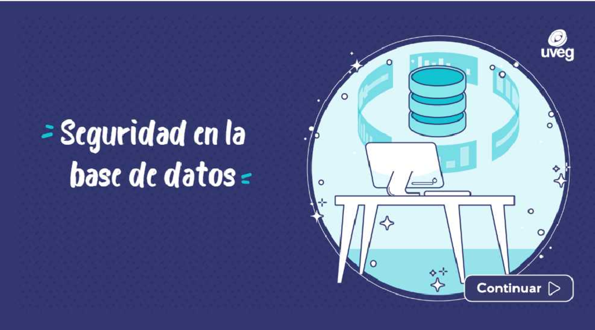 Lección 6. Seguridad en la base de datos - Taller de bases de datos - Studocu