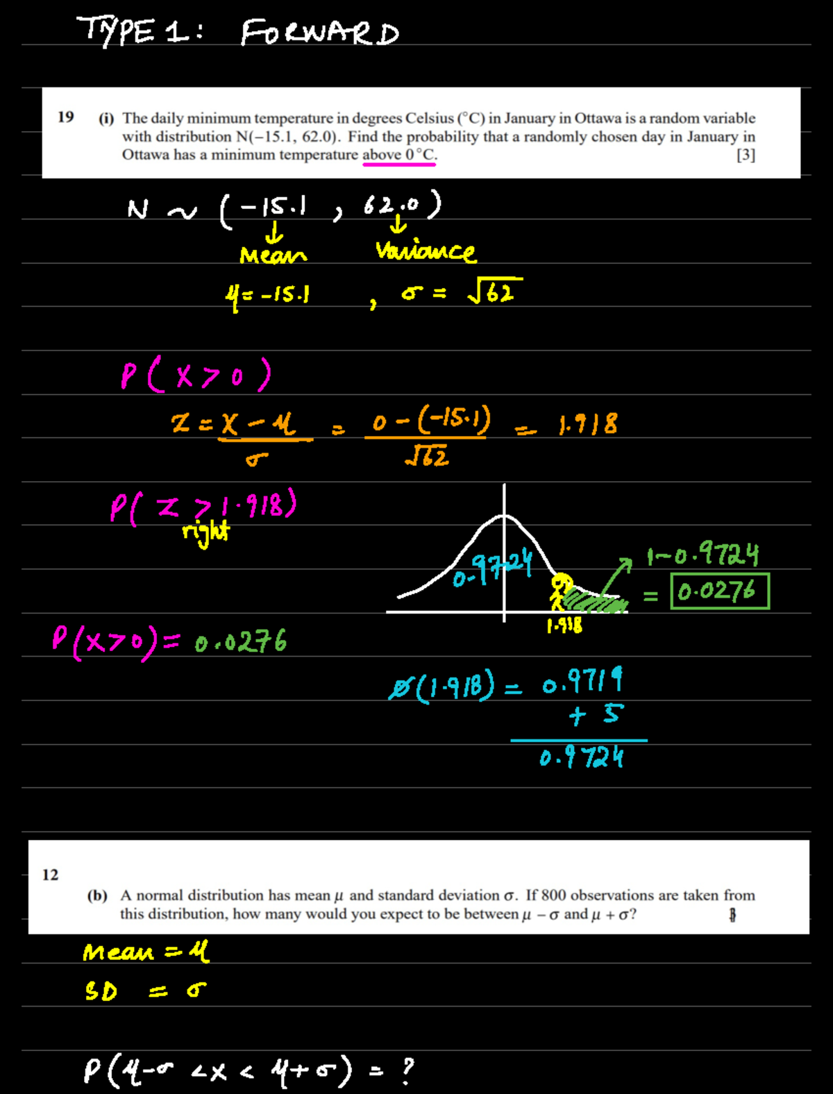 S1 Normal Distribution Practice - math - Studocu