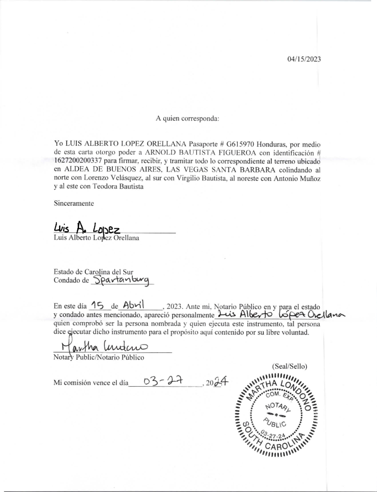 Carta Poder 1 Images/carta Poder Ecuador