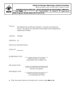 Ejercicios Hidrometalurgia - Universidad Central del Ecuador Facultad de Ciencias Químicas ...
