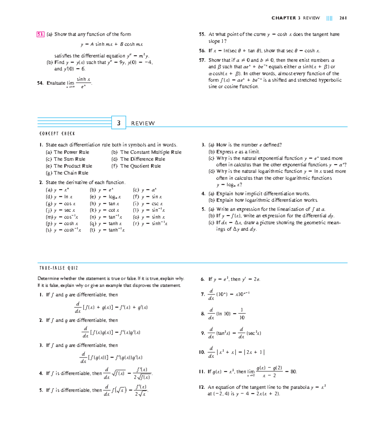 Math ch 3-review - math work - CHAPTER 3 REVIEW | | | | 261 At what ...