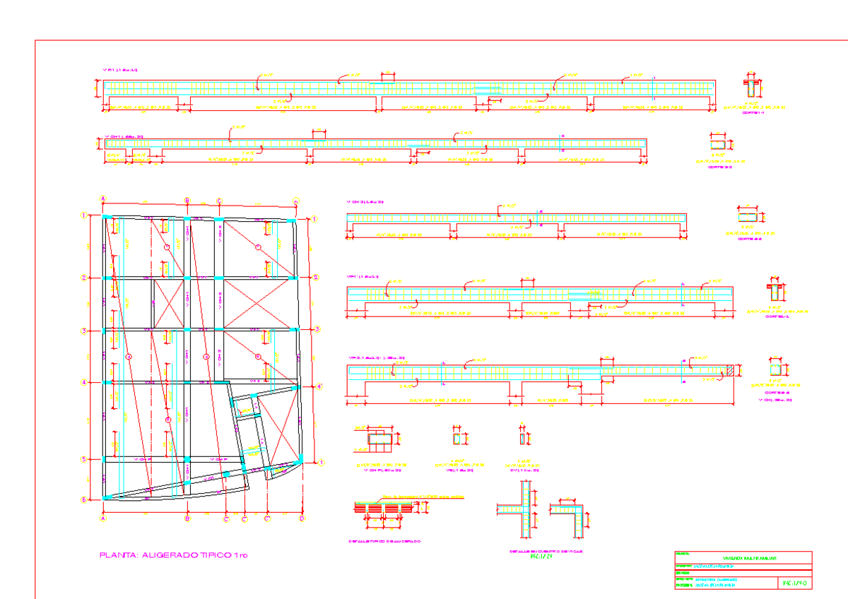 Estructuras E-02-Model.pdf Ascona 3 - PLANTA: ALIGERADO TIPICO 1ro VP-1' VP-1' VP-1' VP-1' VP-1 ...