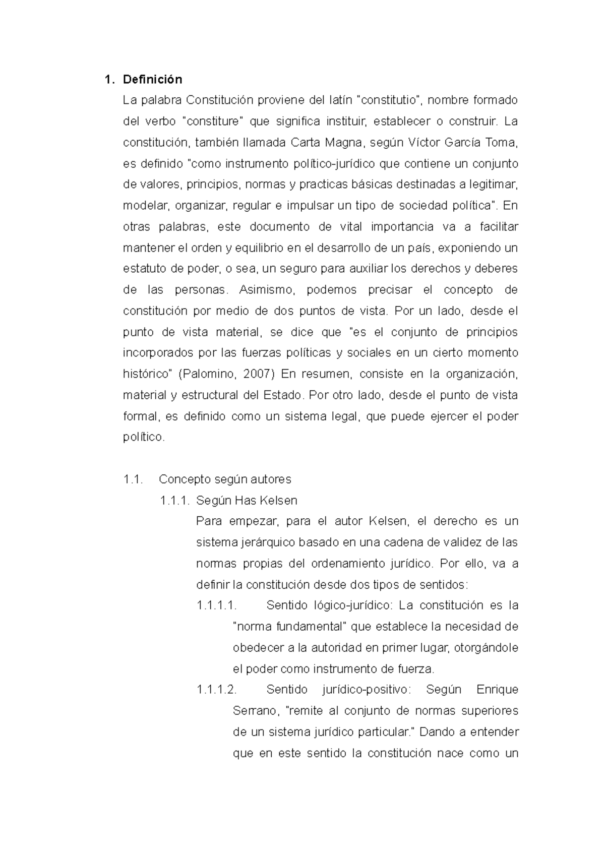 Definición DE LA Constitución - 1ón La palabra Constitución proviene ...