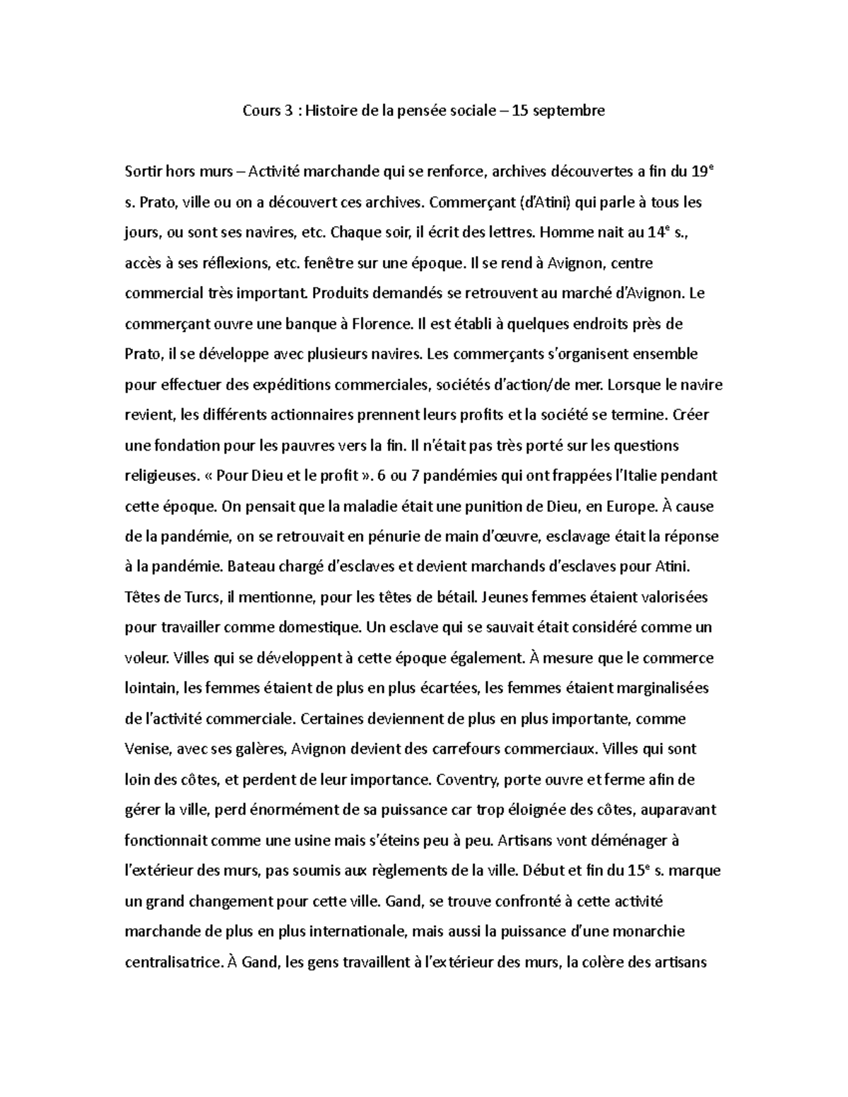 Cours 3- SOL1015 - ndc3 - Cours 3 : Histoire de la pensée sociale – 15 ...