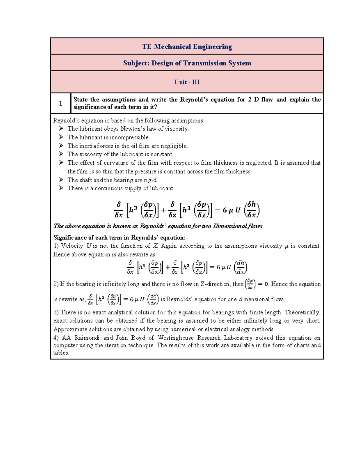 TE Mechanical DTS Question Bank with Answer 240507 194404 - TE ...